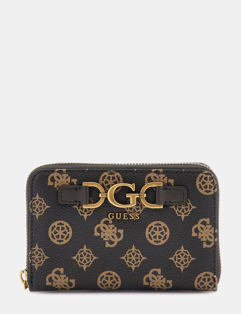 Shop GUESS Dagan 4G logo peony purse, Brown | GUESS EGY