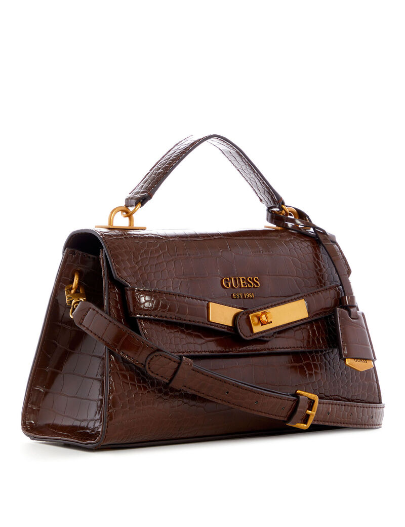 Shop GUESS Online Enisa Top Handle Flap Shop GUESS Online Enisa Top Handle Flap