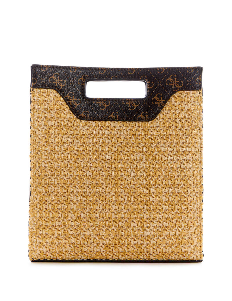 Shop GUESS Online Kasinta Raffia Mini Cutout Tote