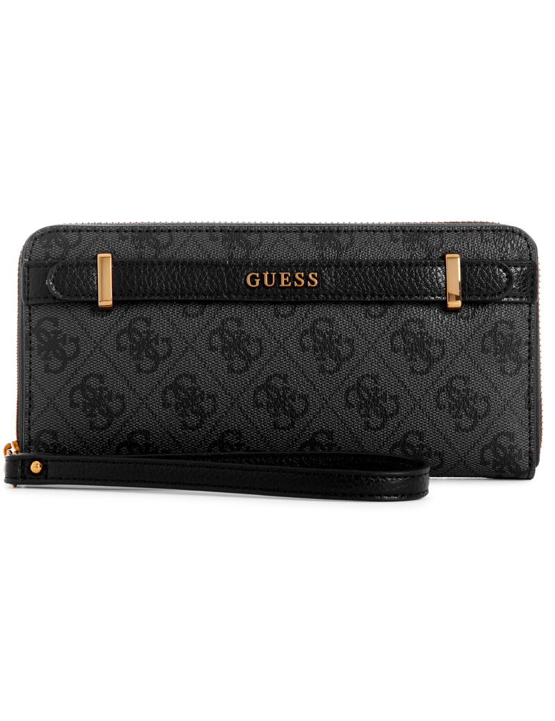Shop GUESS Online SESTRI LOGO SLG LRG ZIP AROUND
