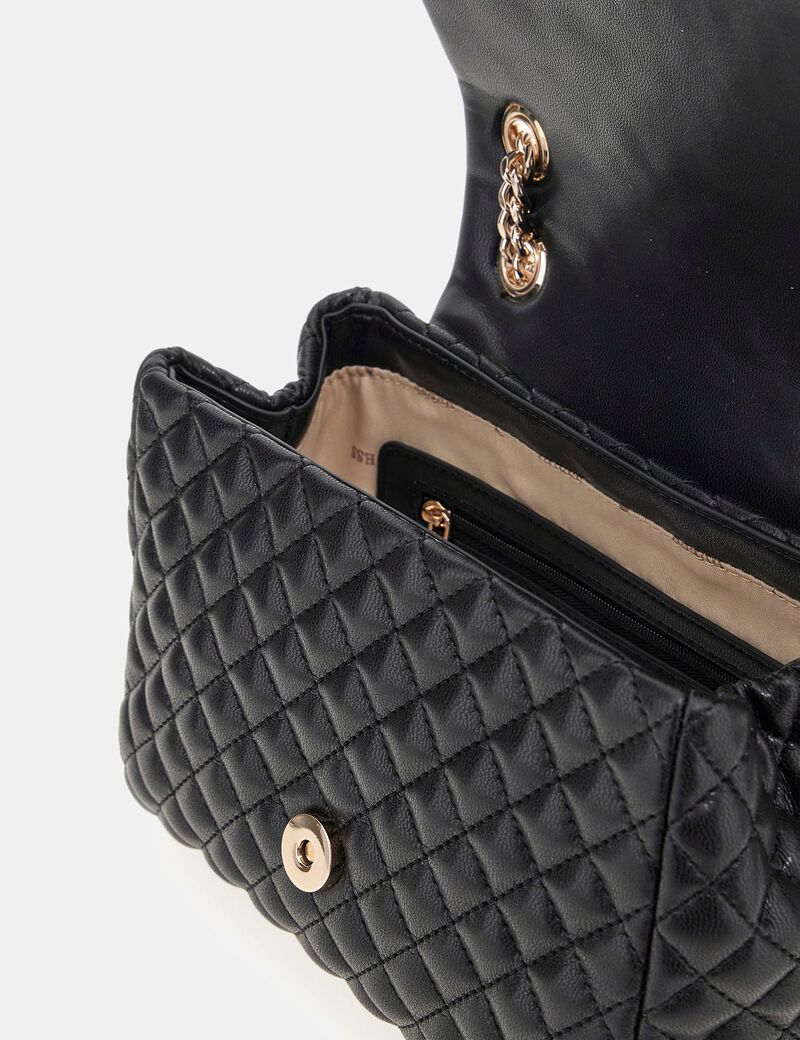 Shop GUESS Online Eco Rianee quilted mini crossbody